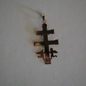 Jewelry | 14ky Gold Cara Vaca Cross Pendant | Poshmark